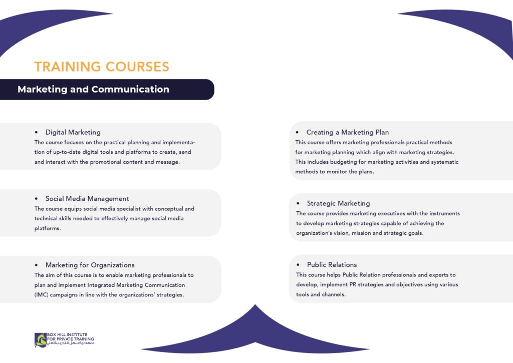 BOX HILL INSTITUTE COURSES – Box Hill College